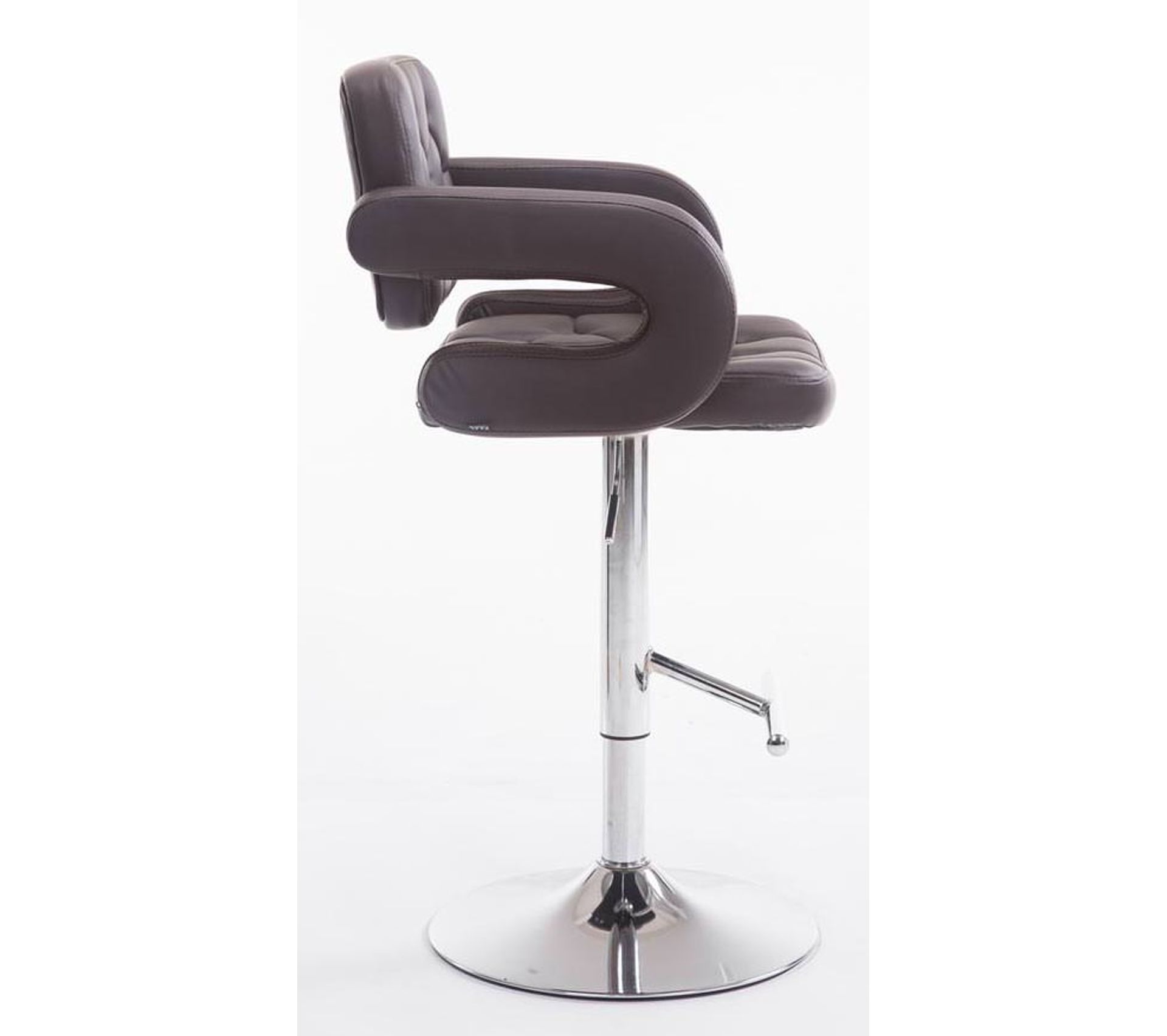 Lot De 2 Tabourets De Bar Dublin En Similicuir Marron - Tabouret BUT