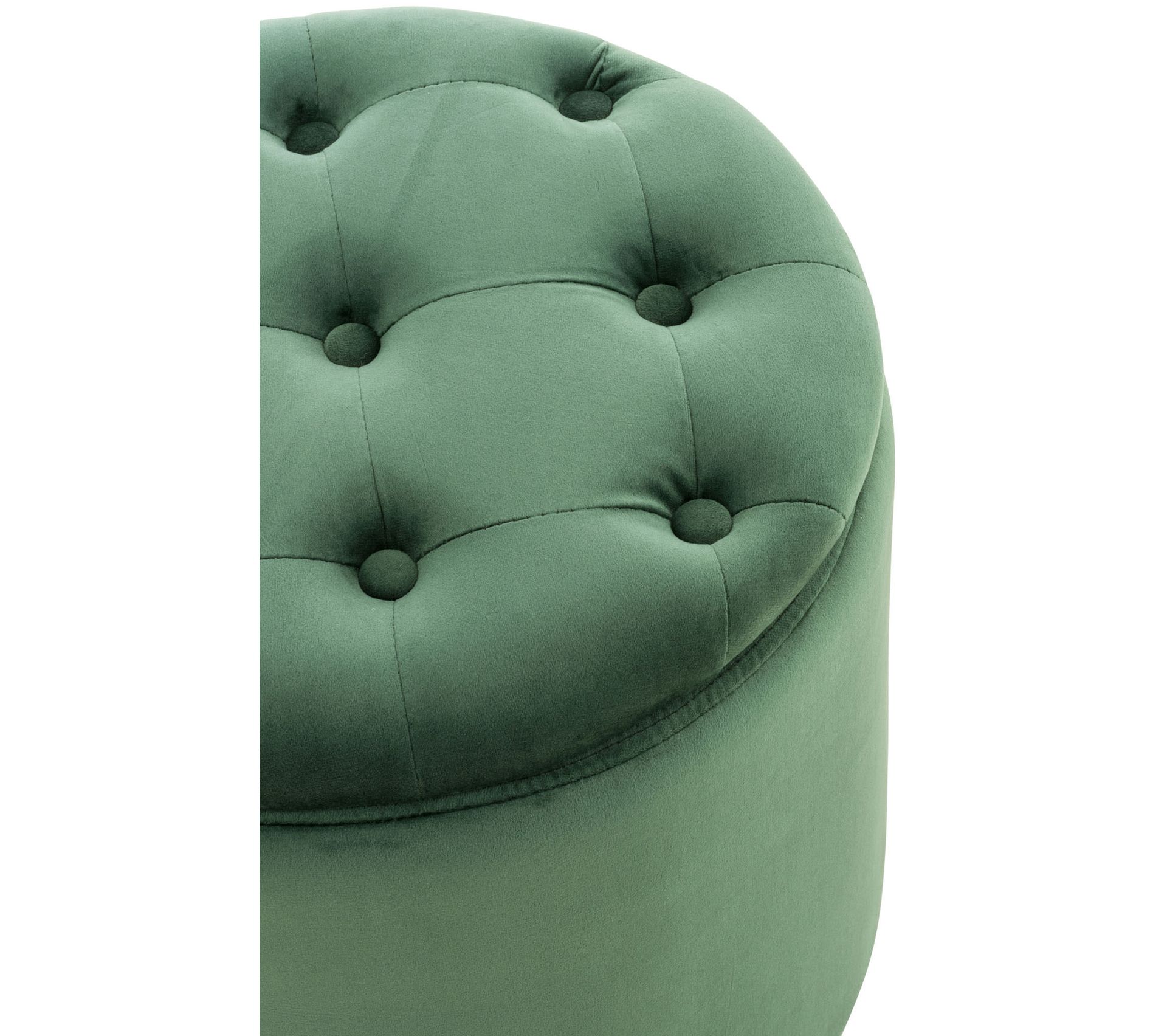 Tabouret Bas Pantin En Velours Avec Espace De Rangement Vert - Tabouret BUT
