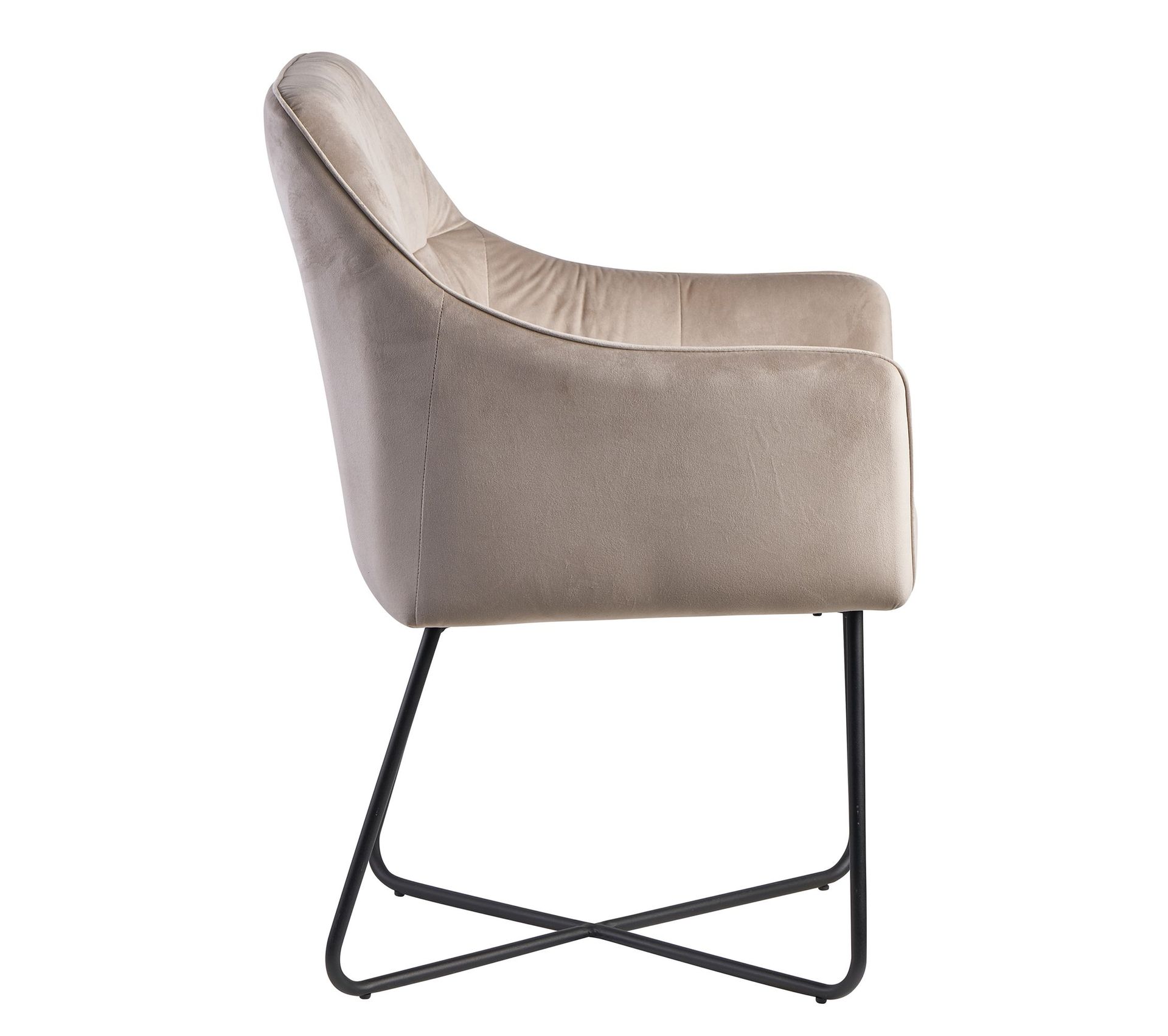 Chaise De Salle À Manger Velours / Métal Chaise Cuisine Chaise Moderne ...