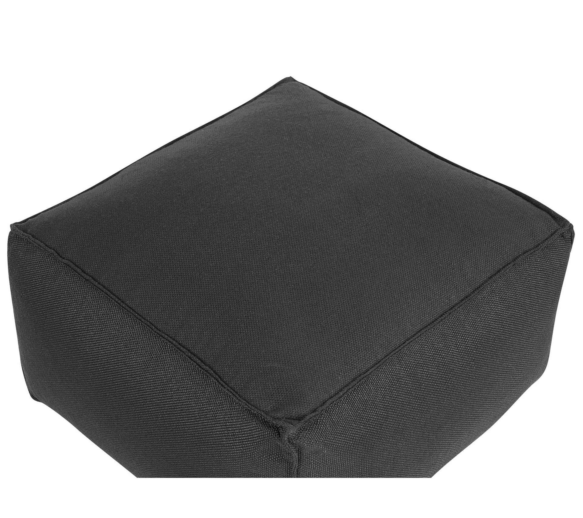 Pouf Noir 50 X 50 X 30 Cm Mukki - Pouf - Poire BUT