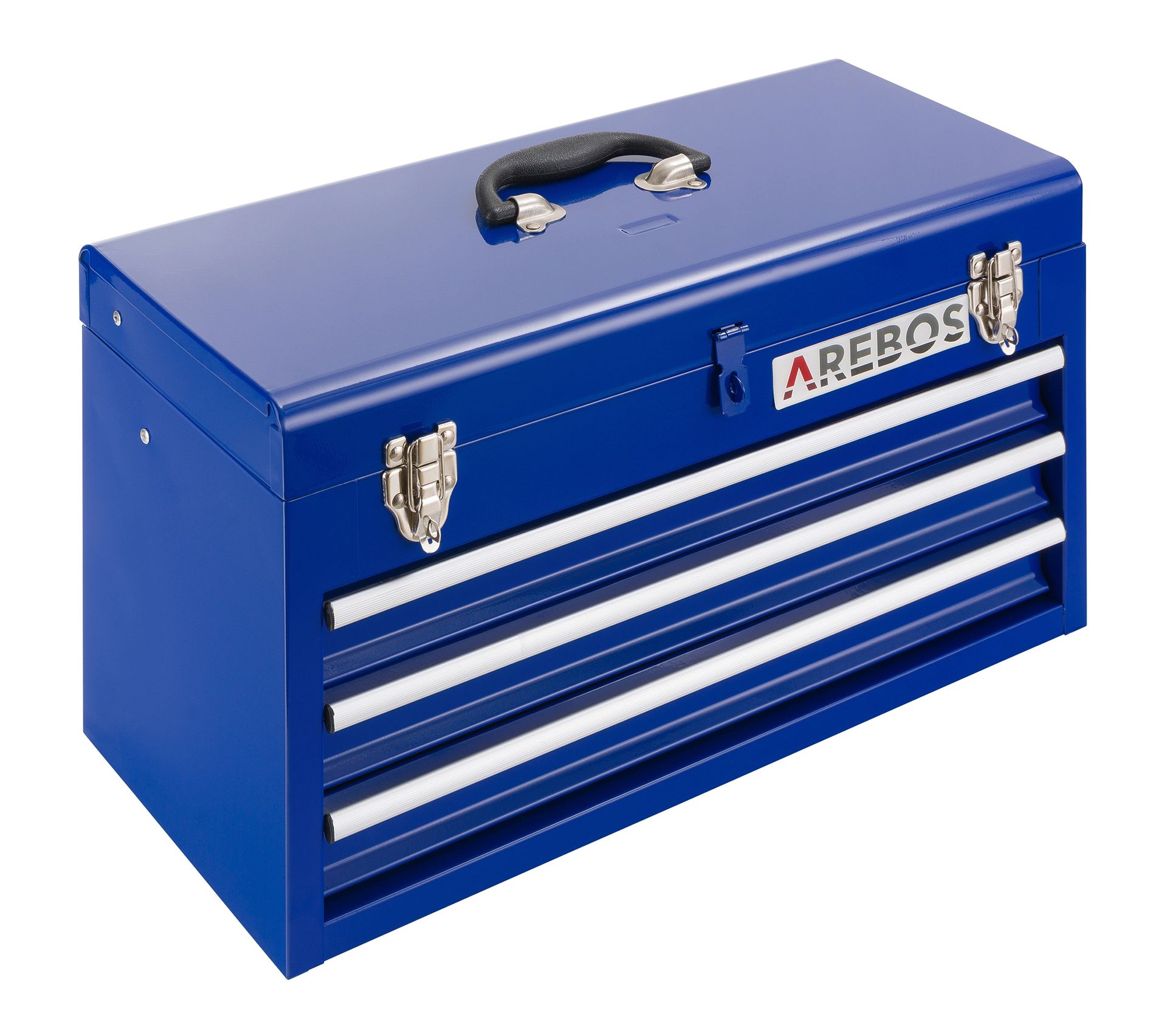 Boîte À Outils Avec 3 Tiroirs Et 2 Compartiments De Rangement Blue ...