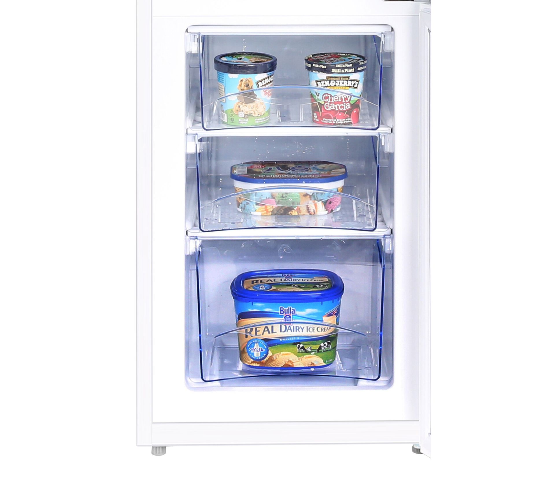 Combiné AYA AFC2003W 146L Blanc - Réfrigérateur combiné BUT