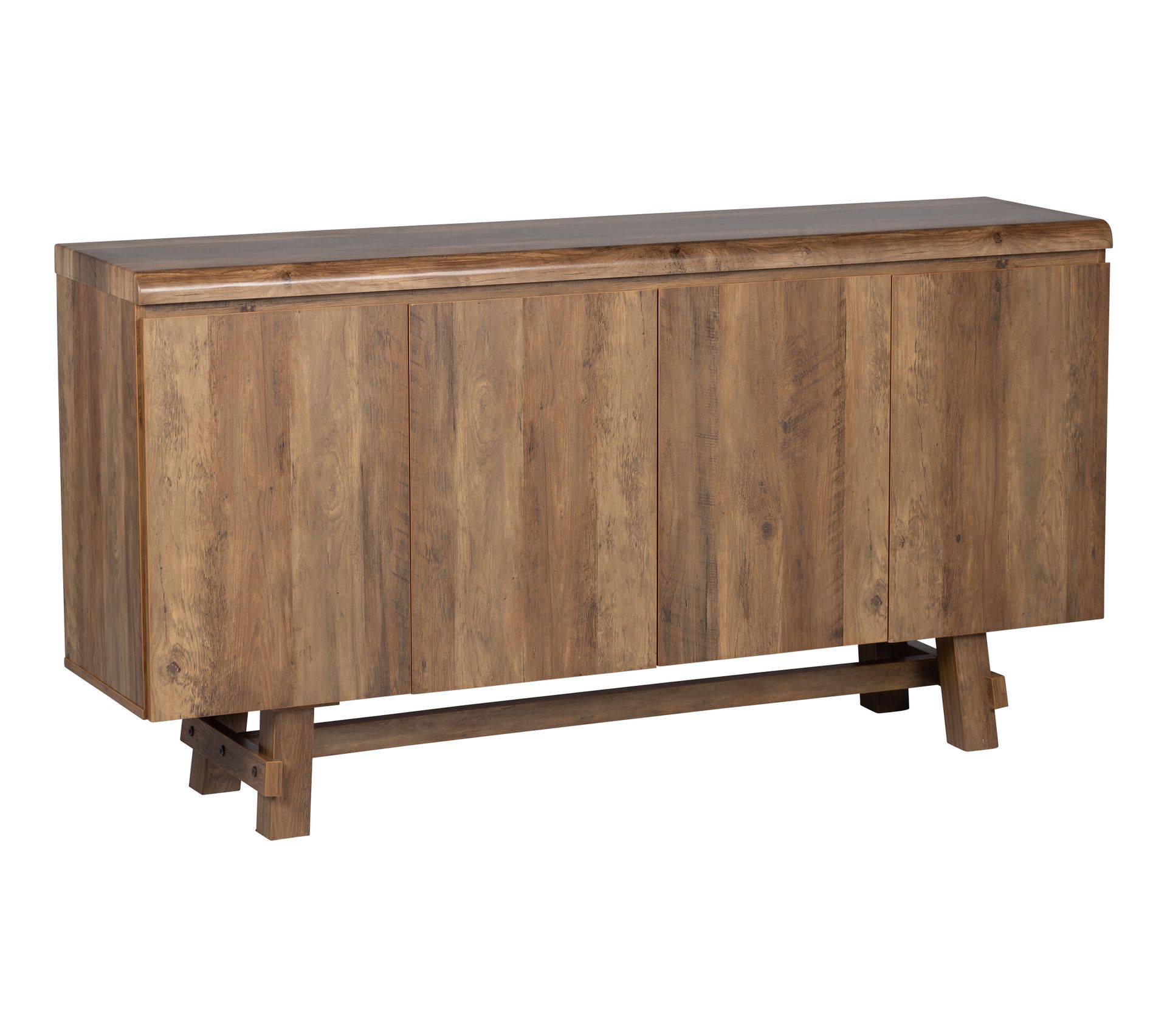 Buffet 4 portes BAMAKO imitation bois rustique - Buffet BUT