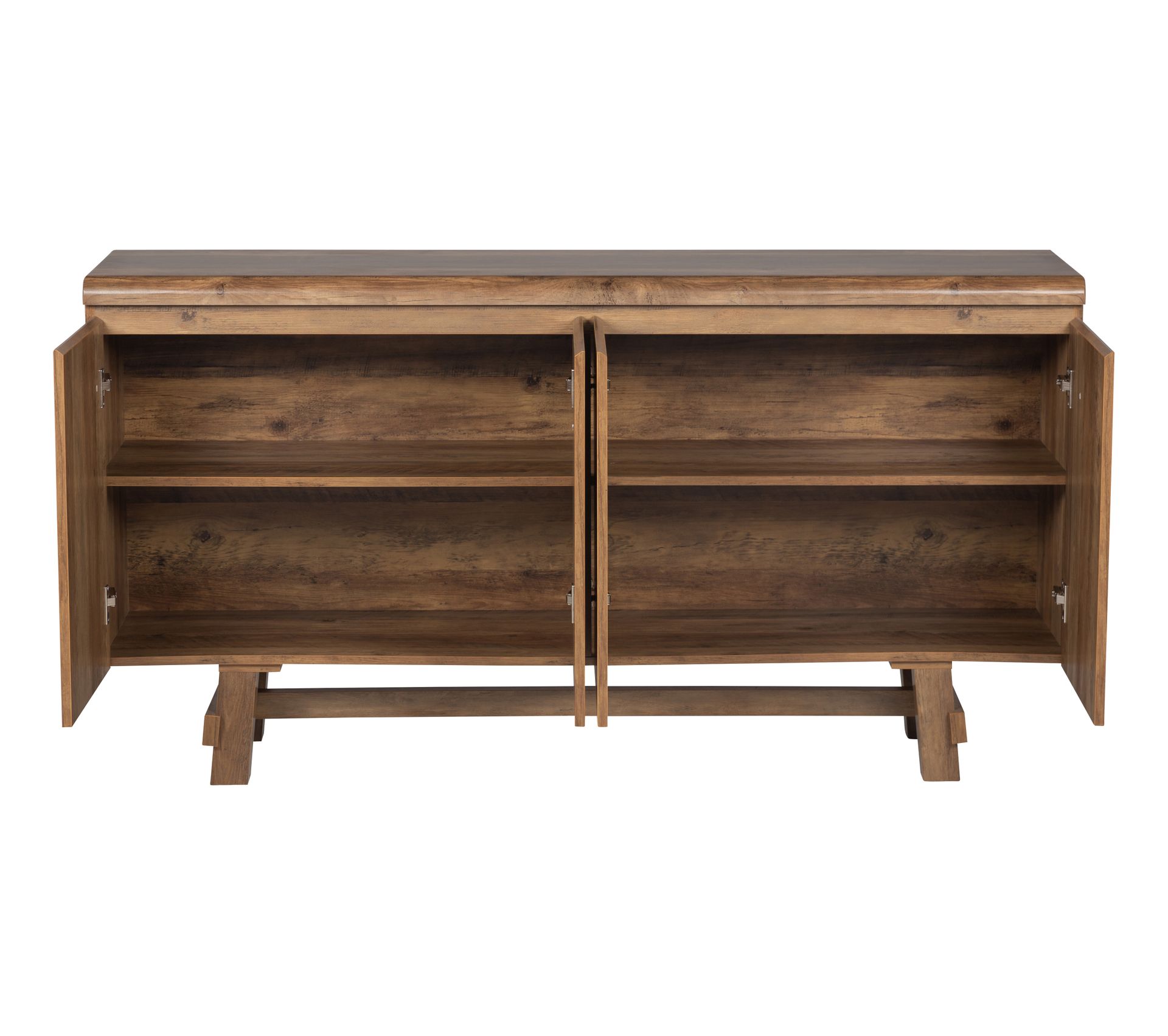 Buffet 4 portes BAMAKO imitation bois rustique - Buffet BUT