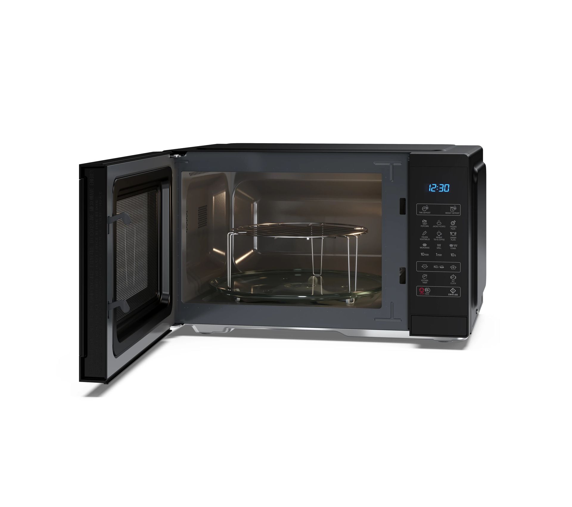 Four Micro Ondes Gril Sharp Yc Mg252ae B 25l Noir Micro Ondes But 