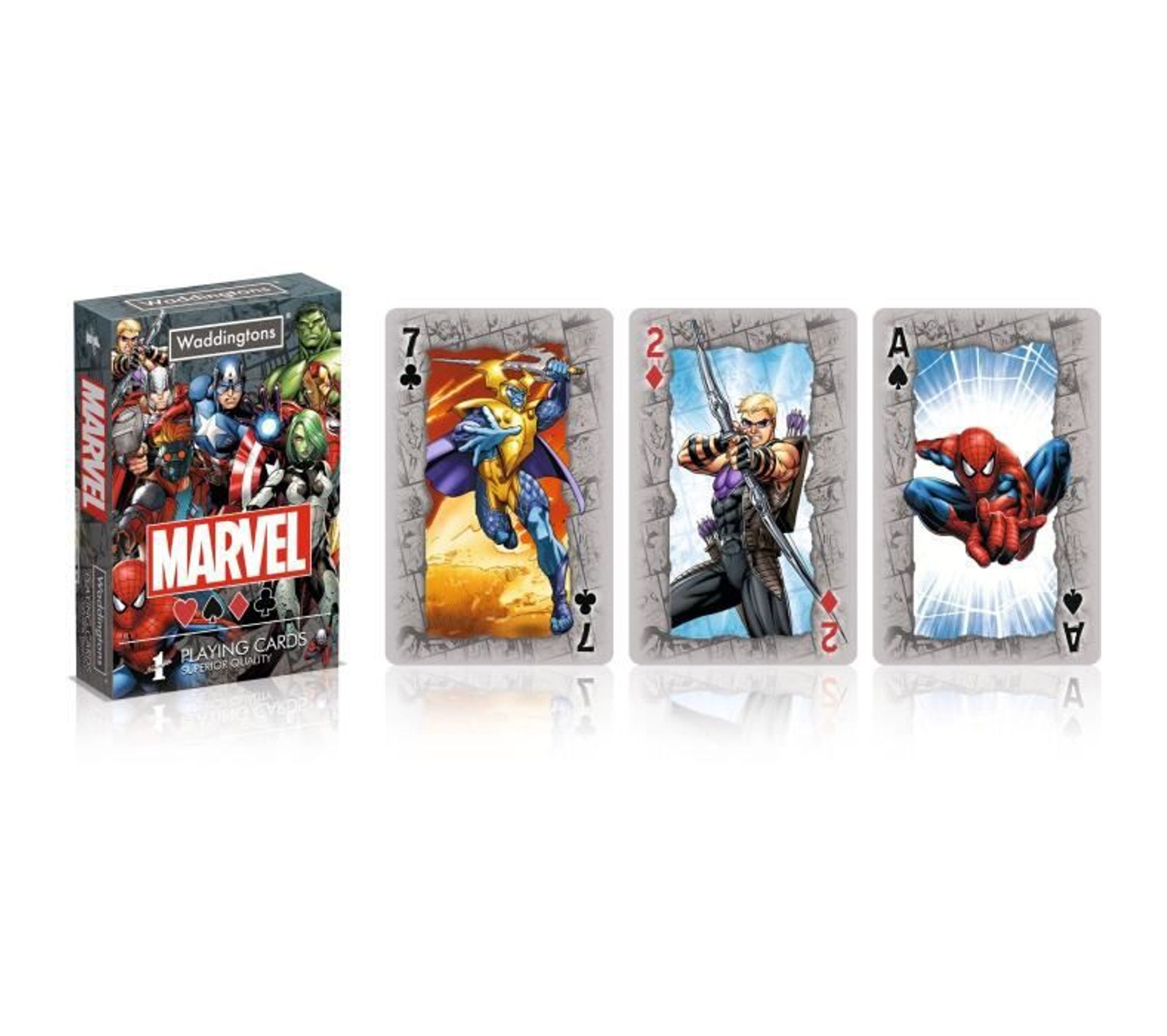 Waddingtons Jeu De 54 Cartes Marvel - Jeux - Jouets BUT