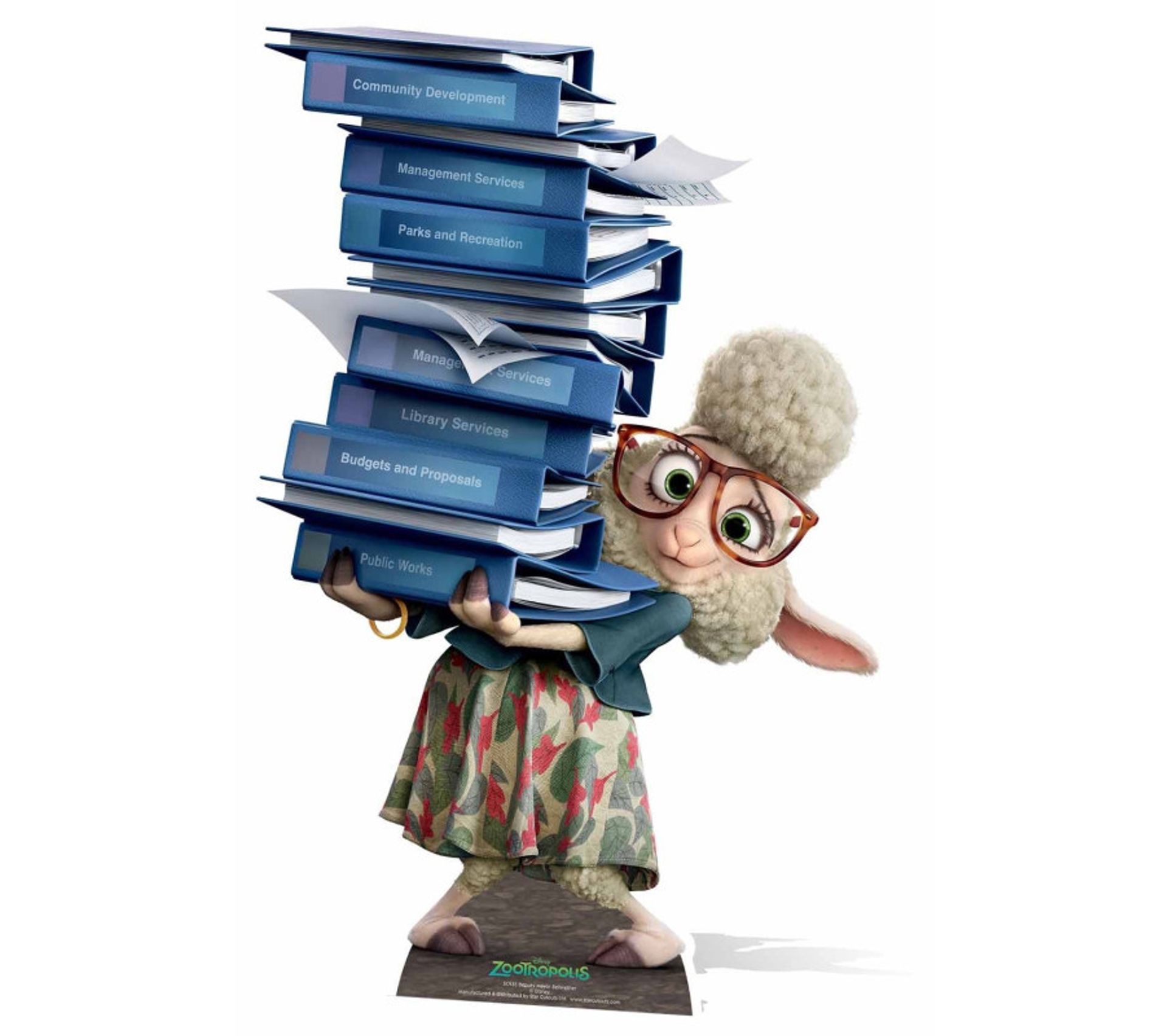 Figurine En Carton Disney Zootopie Bellwether 87 Cm - Anniversaire et ...