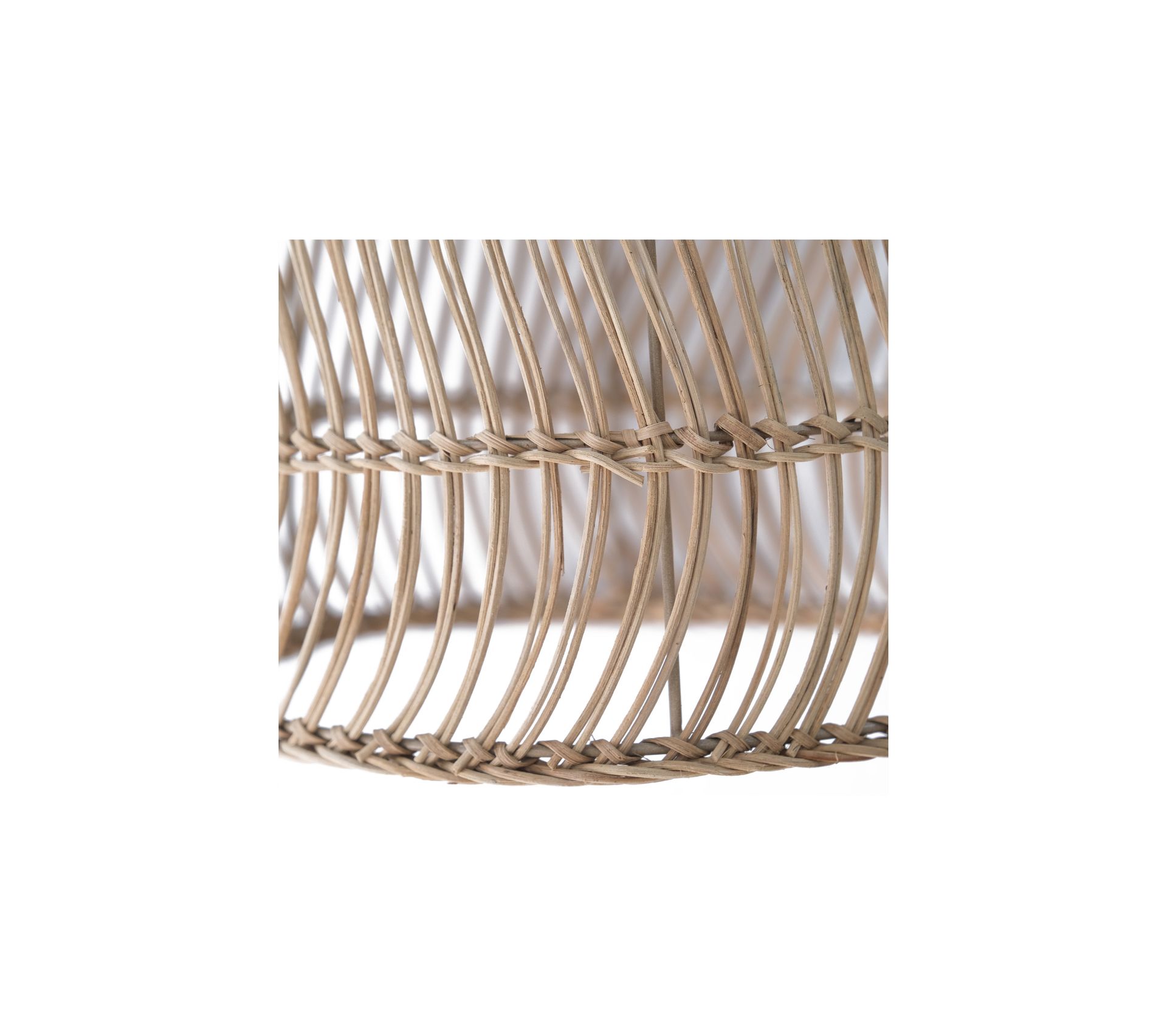 Suspension En Rotin, Style Boho Bali - Oya Naturel - Lustre ...