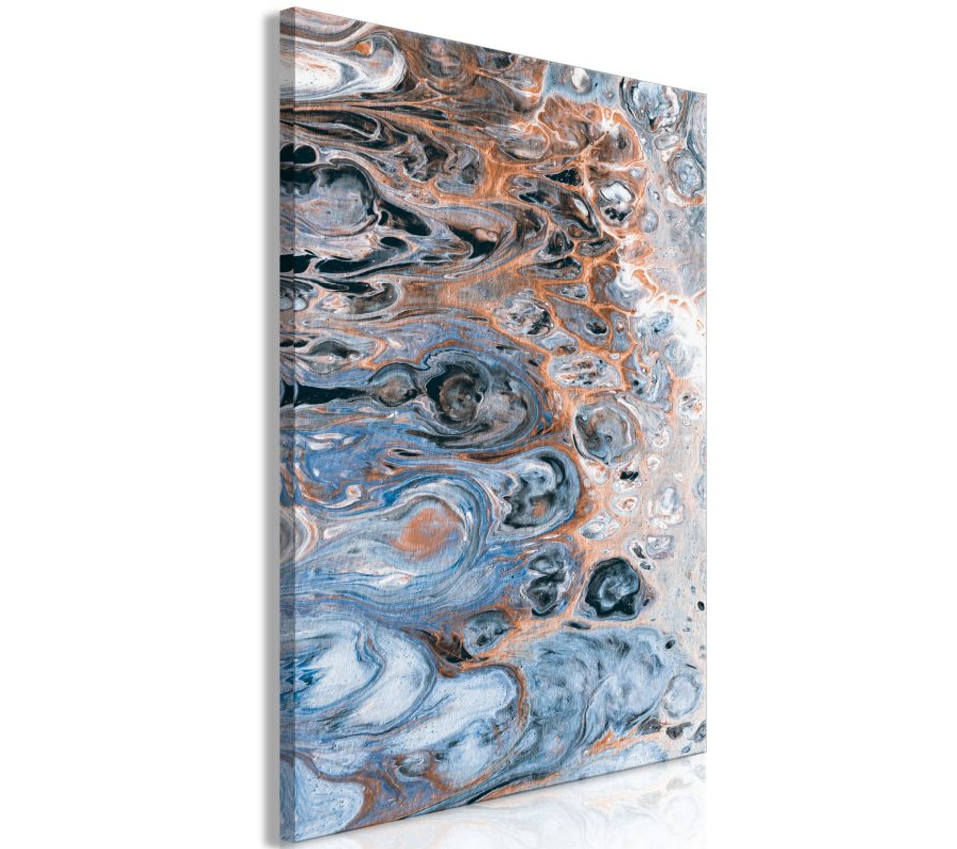 Tableau Imprimé "sienna Blue Marble" 40 X 60 Cm - Tableau - Toile BUT