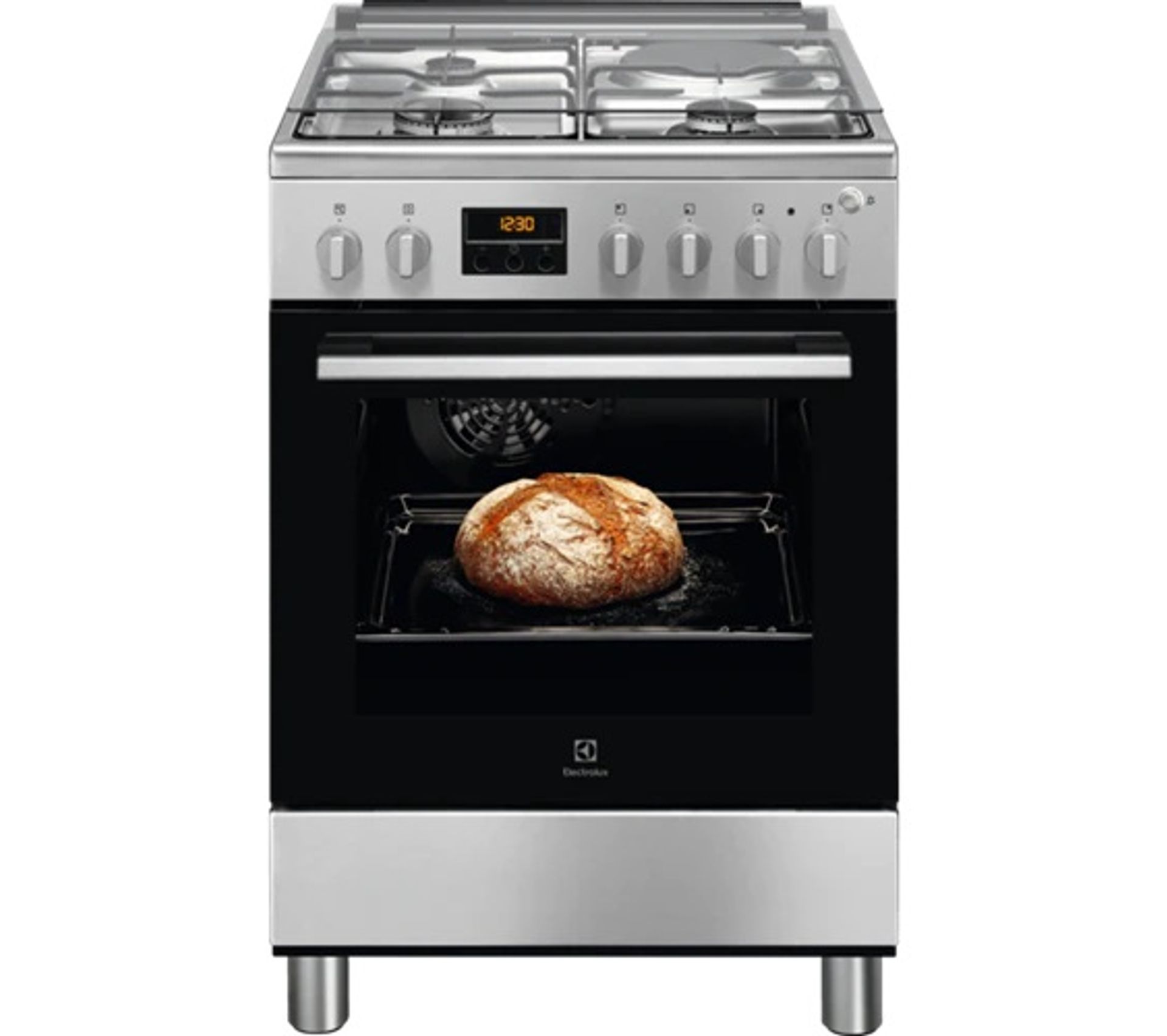 Cuisinière Mixte 3 foyers gaz + 1 électrique SurroundCook® SÉRIE 600 ...