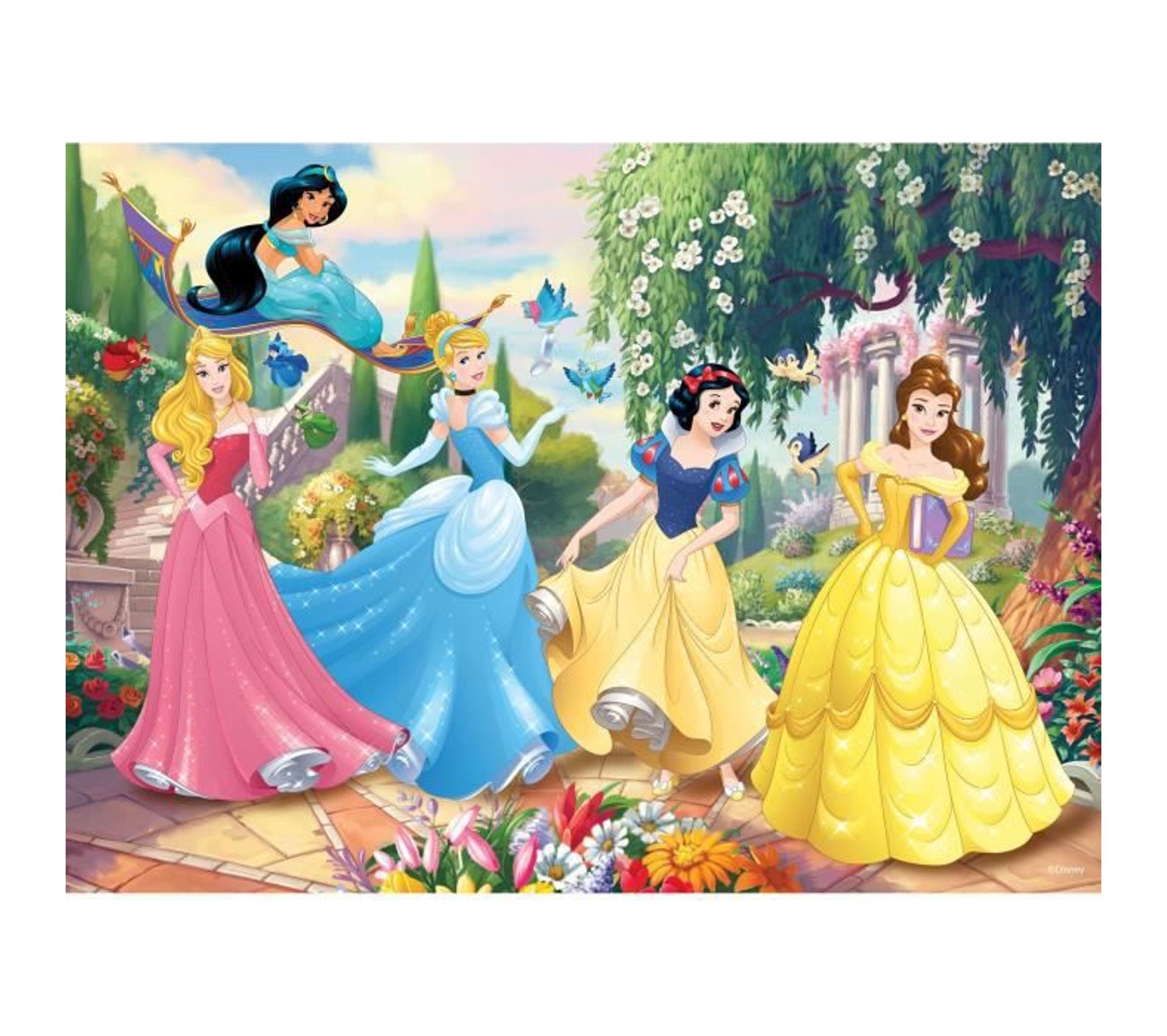 Disney Puzzle Double Face Maxi Floor 108 Princess - Princess Forever ...