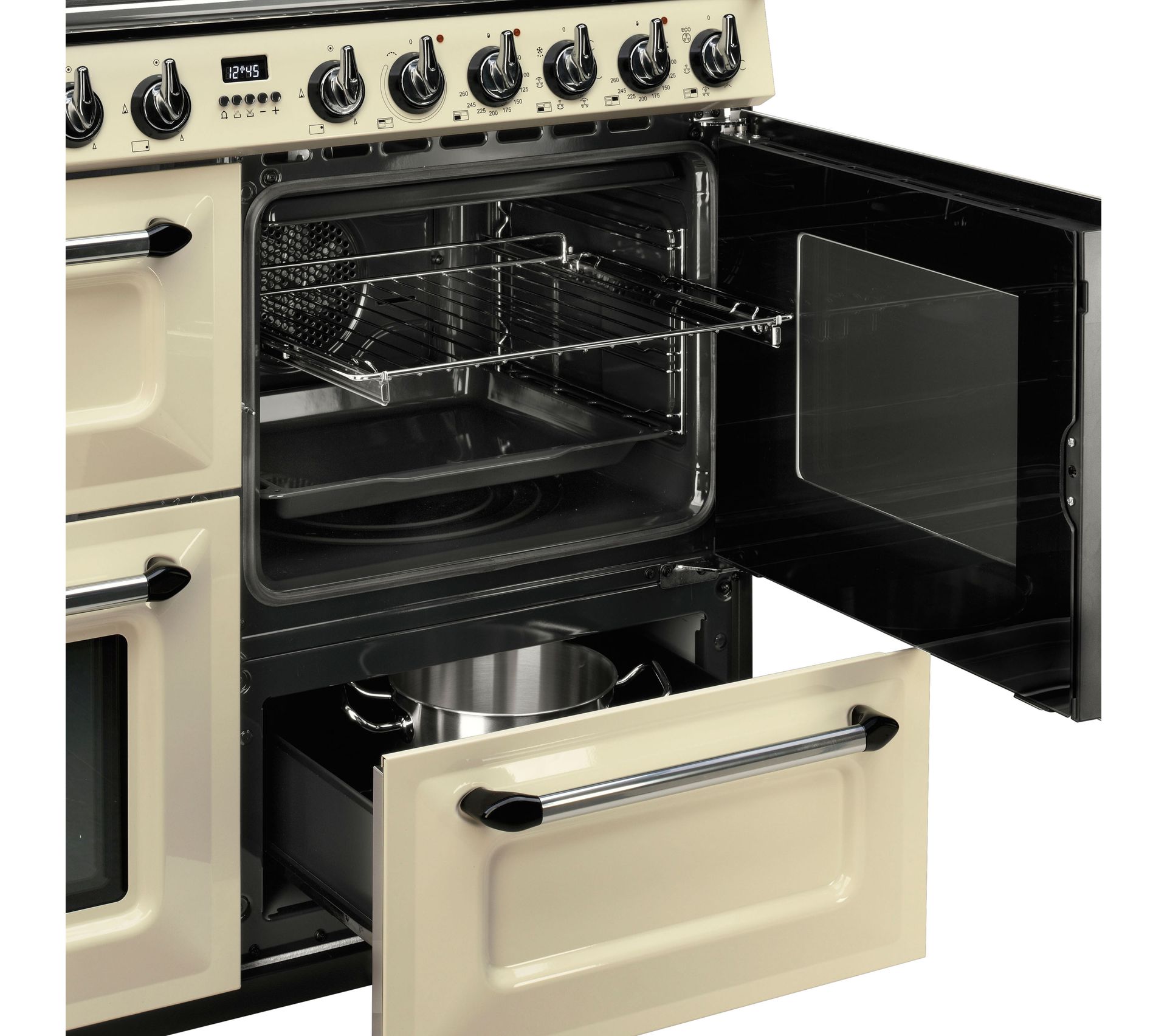 Piano de cuisson SMEG TR4110IP 5 foyers Crème - Cuisinière BUT