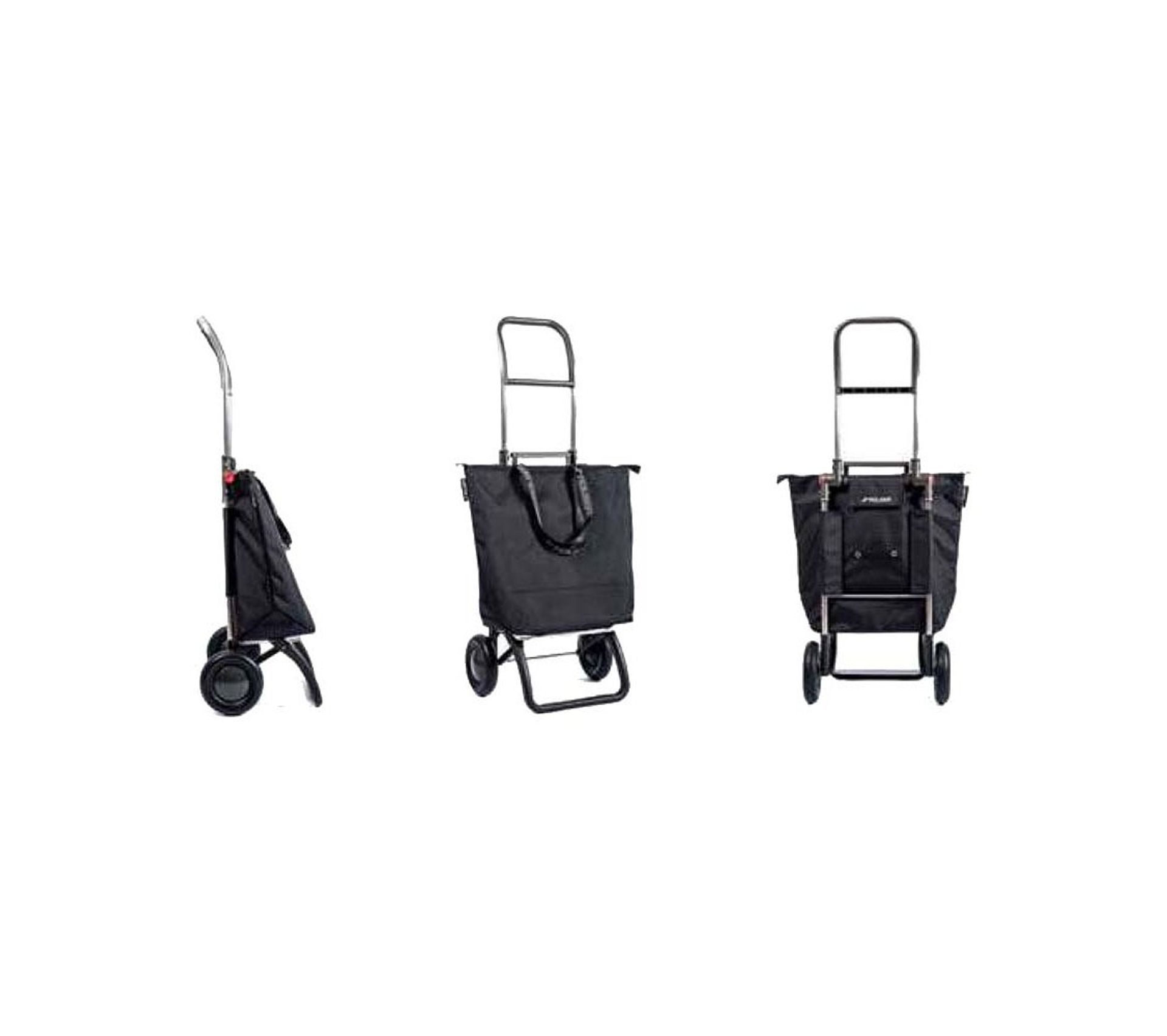 Chariot De Marché Pliable 2 Roues Mini Bag Bleu Céleste - Sac de course ...