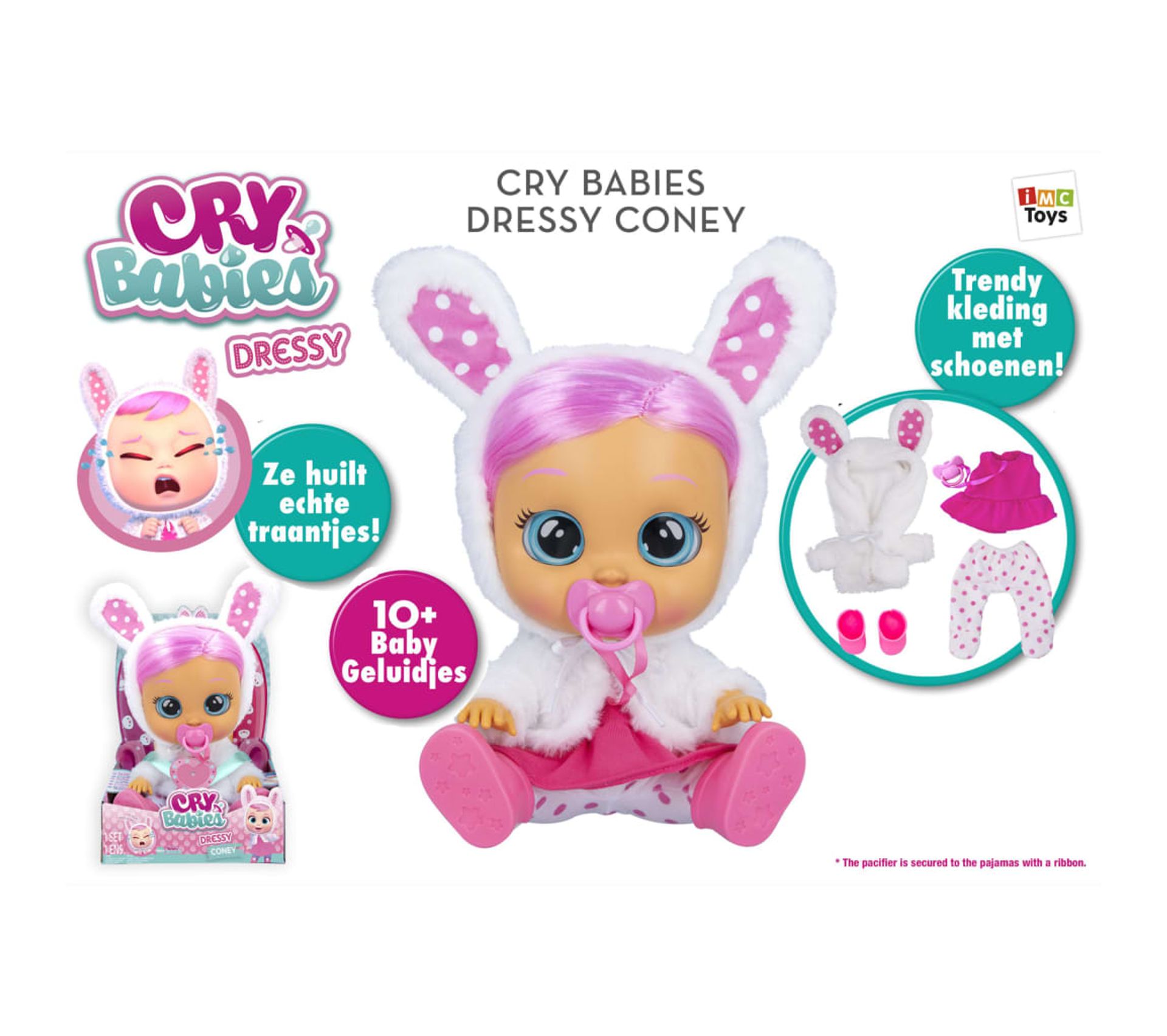 Poupon Dressy, Coney - Cry Babies - Jeux - Jouets BUT
