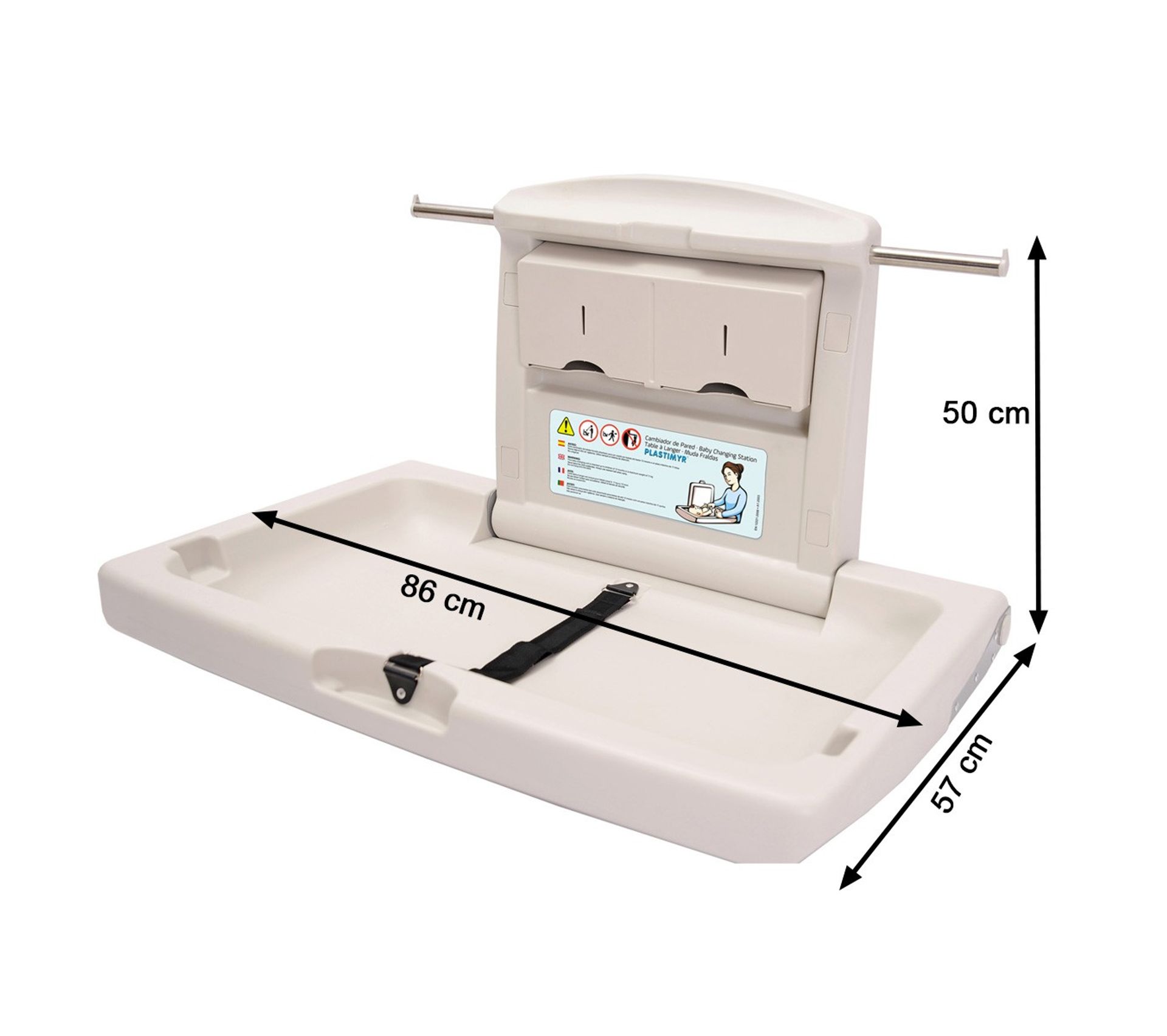 Table À Langer Professionnelle Murale Et Rétractable Horizontale ...