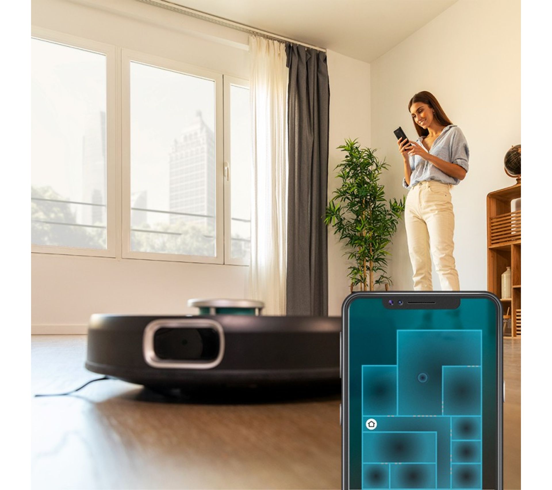 Robot Aspirateur Avec Technologie Laser - Conga 8090 Ultra - Aspirateur BUT