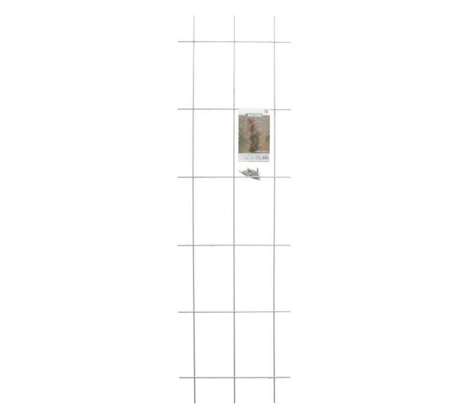 Treillis Métallique Rectangulaire En Acier Galvanisé 42,5xh145cm - Gris ...