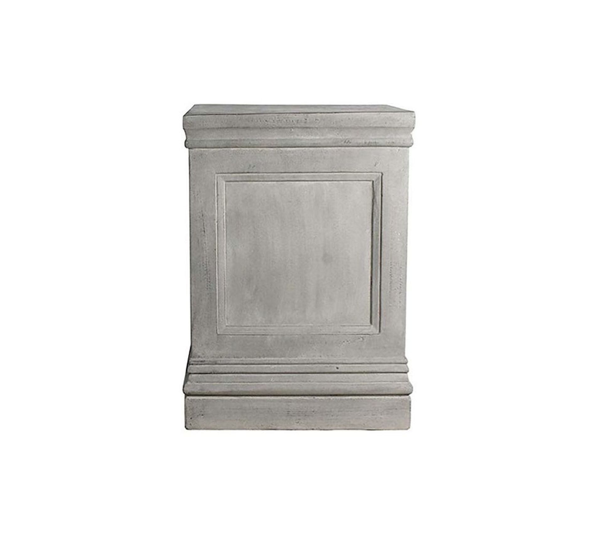 Socle En Fibres Pour Statues 41 X 41 X 57 Cm Gris - Objet de décoration ...