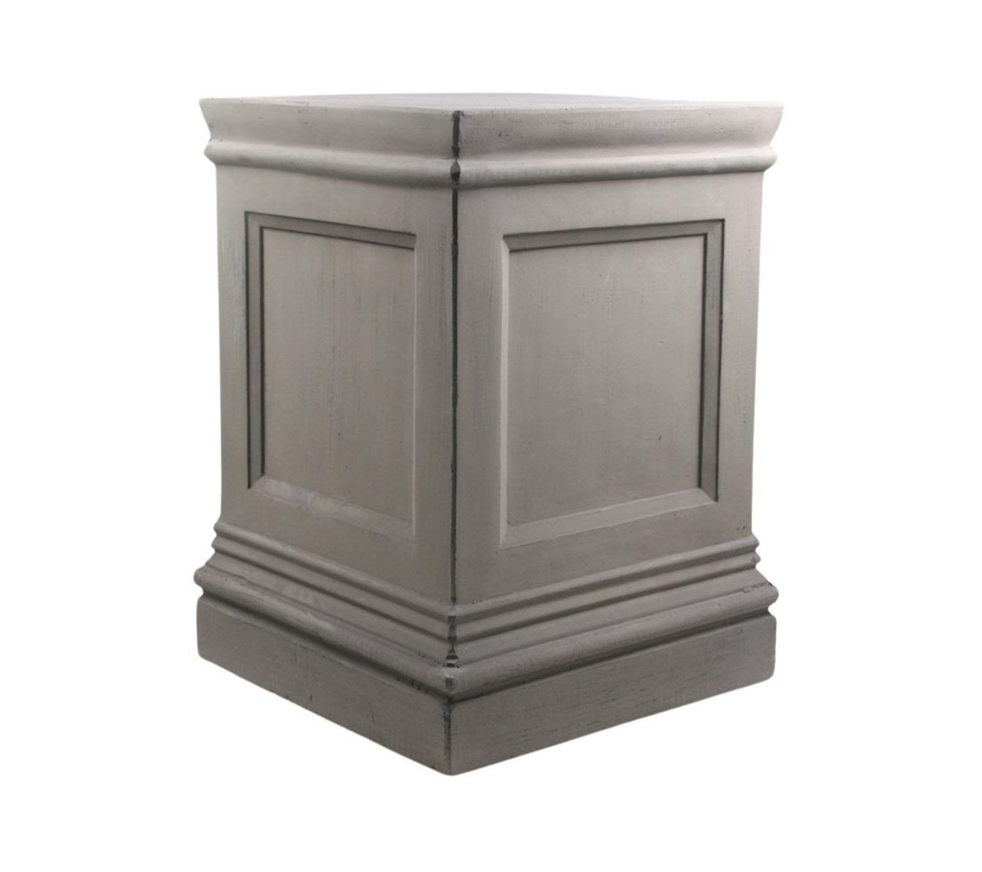 Socle En Fibres Pour Statues 41 X 41 X 57 Cm Gris - Objet de décoration ...